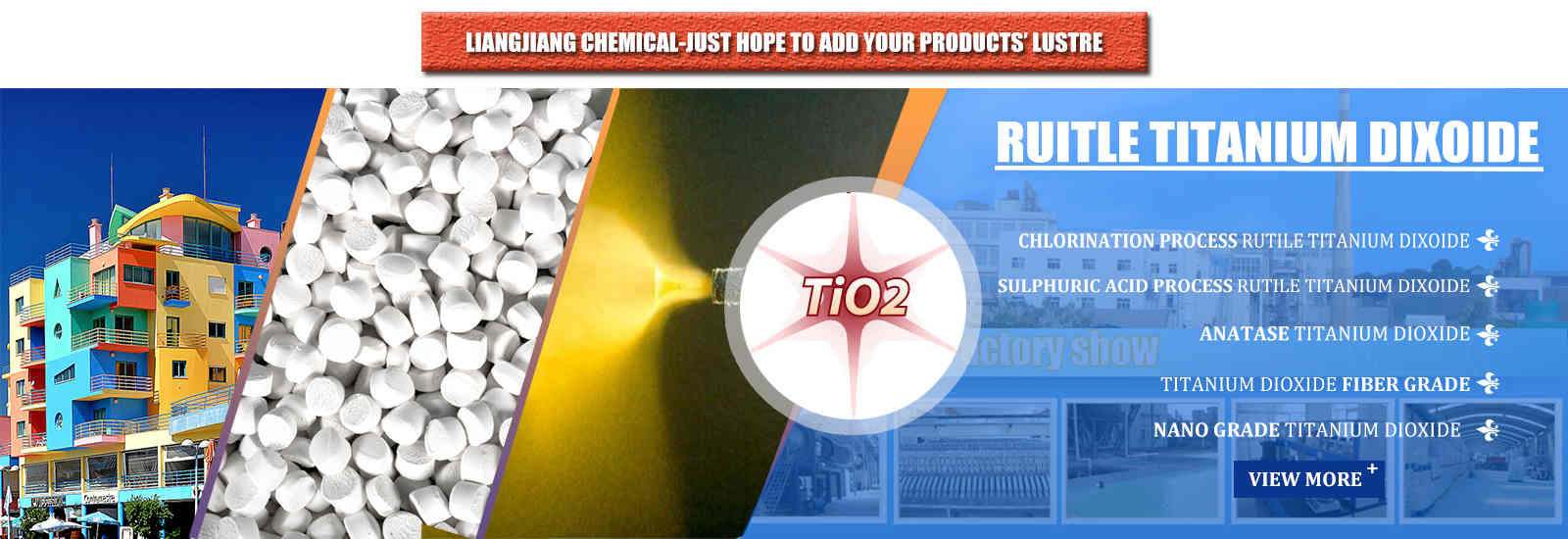 Quality Chloride Process Titanium Dioxide & Rutile Titanium Dioxide ...