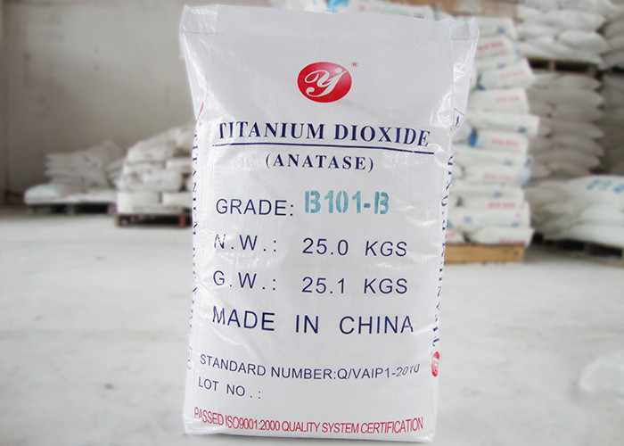 High Brightness / Luster Anatase Titanium Dioxide Powder For Plastic Rubber